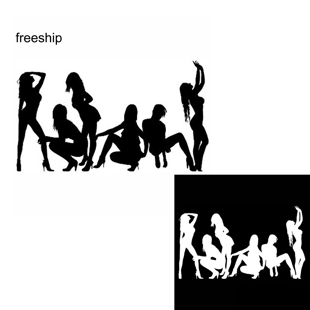 Super®Funny Sexy Girls Car Truck Body Window Reflective Decal ... Super®Funny Sexy Girls Car Truck Body Window Reflective Decal ...