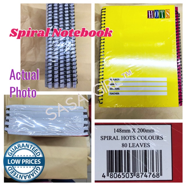 Spiral Yarn Writing Composition Notebook Back To School Shopee Philippines