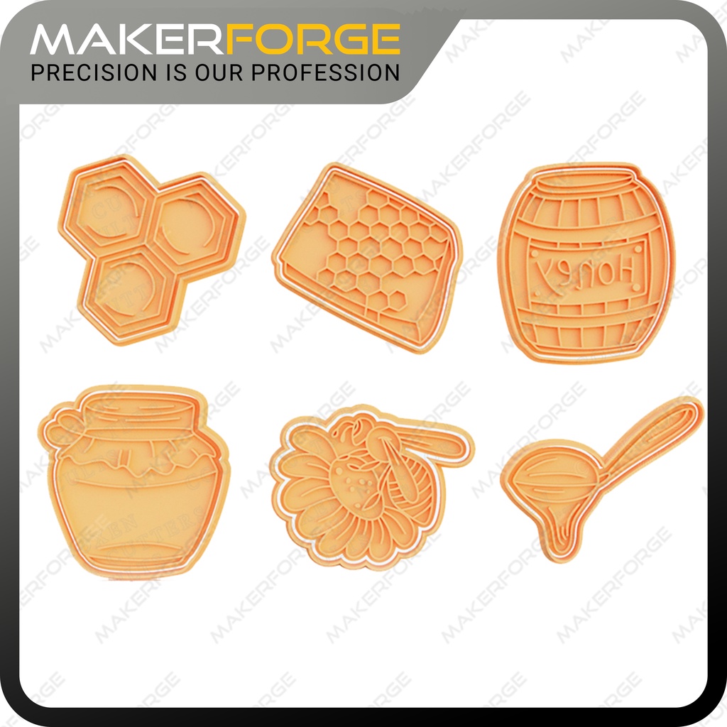 Honey Bees Cookie Cutter Fondant Cutter Clay Cutter Collection | Syrup ...