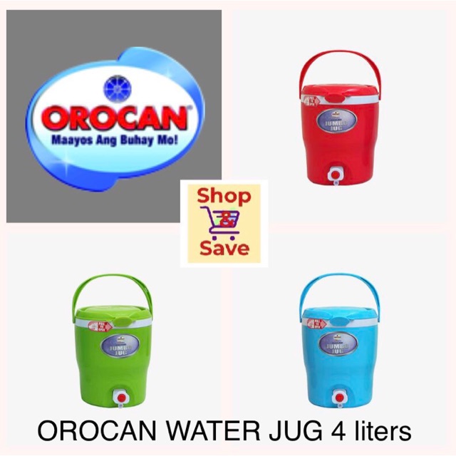 COD WATER JUG / OROCAN KOOLIT JUMBO JUG 4 LITERS | Shopee Philippines