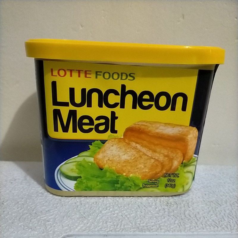 Lotte Foods luncheon Meat 340g | Shopee Philippines