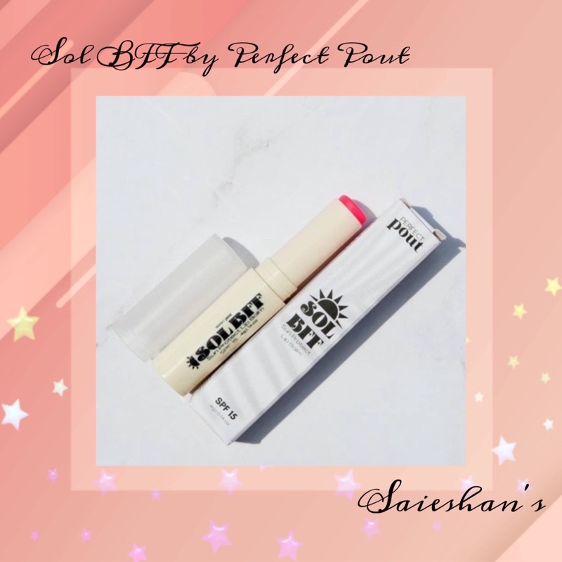 SOL BFF Lip Balm - Sun Protect lip balm with SPF 15 by Perfect Pout ...