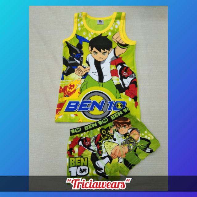 BEN10 Character Set Sando+Boxer For Kids | Shopee Philippines