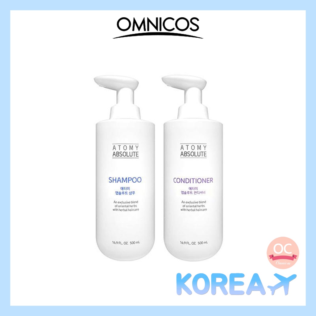ATOMY absolute shampoo 500ml / conditioner 500ml | Shopee Philippines