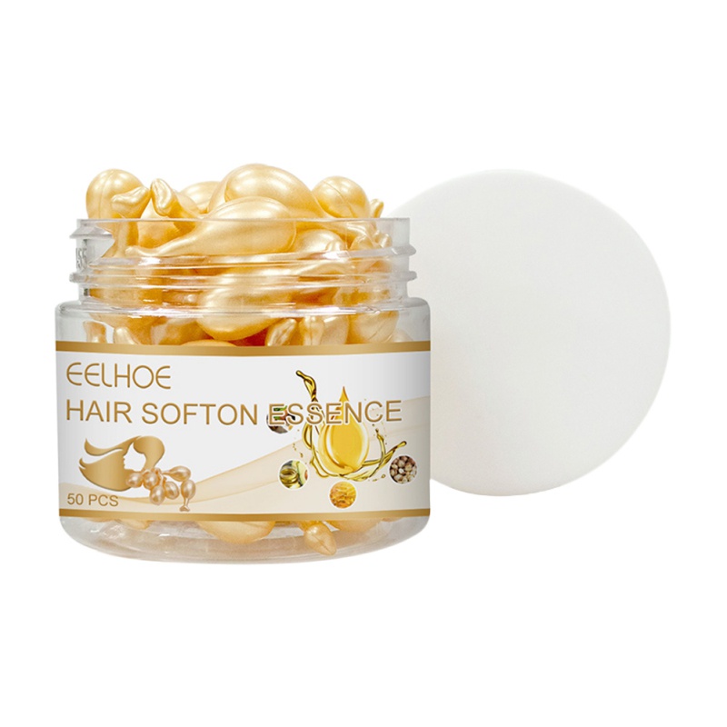 50Pcs Hair Capsules Essential Oil Repair Damaged Hair Vitamin Keratin ...