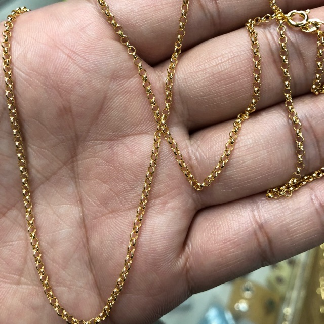 18K Saudi Gold Tauco Chain | Shopee Philippines