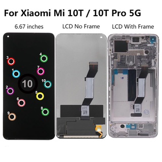 Original Display For Xiaomi Mi 10T Pro 5G LCD 10 Touches Screen With ...