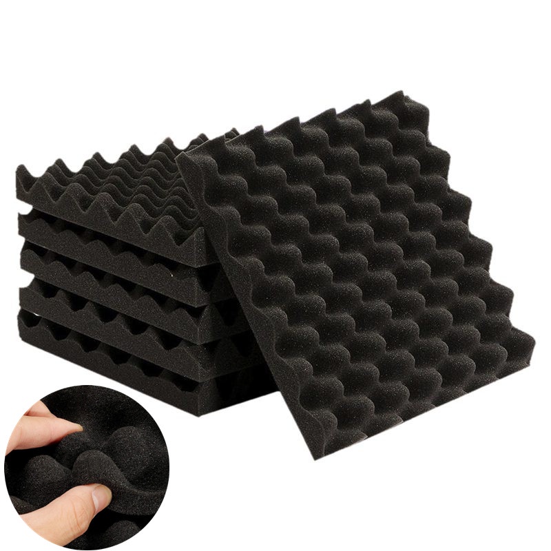 12/6pcs 30X30CM 7 Colors Soundproofing Acoustic Foam Sound Proof Foam ...