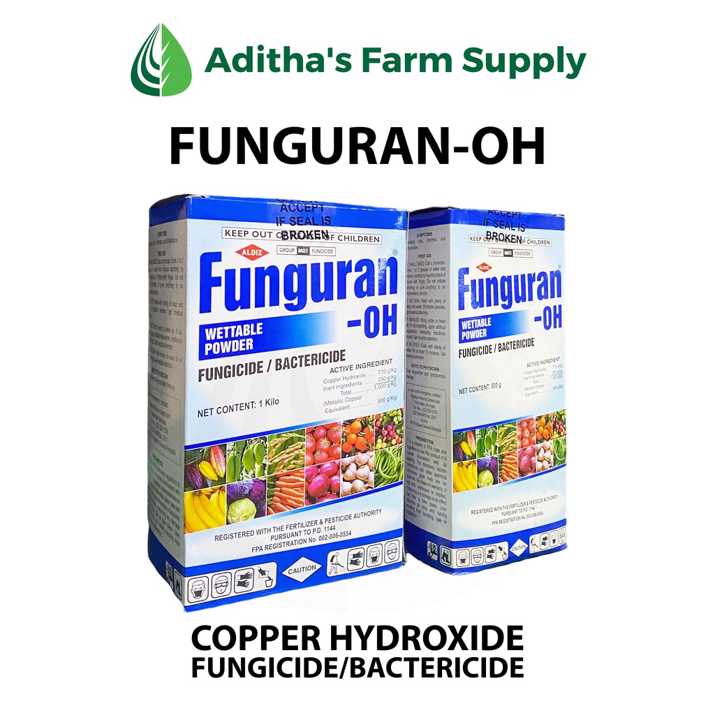 Funguran-Oh (Fungicide/Bactericide) 500 grams/1 kilo | Shopee Philippines