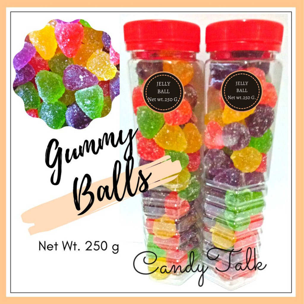 Jelly Ball Gummy 250g. CandyTalk | Shopee Philippines