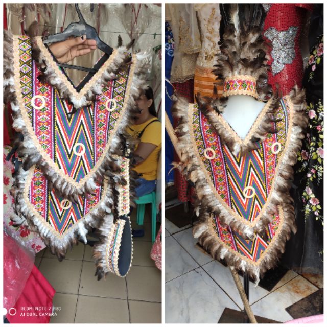 Bagobo costume or atiatihan katutubo native filipino costume 3-7years ...