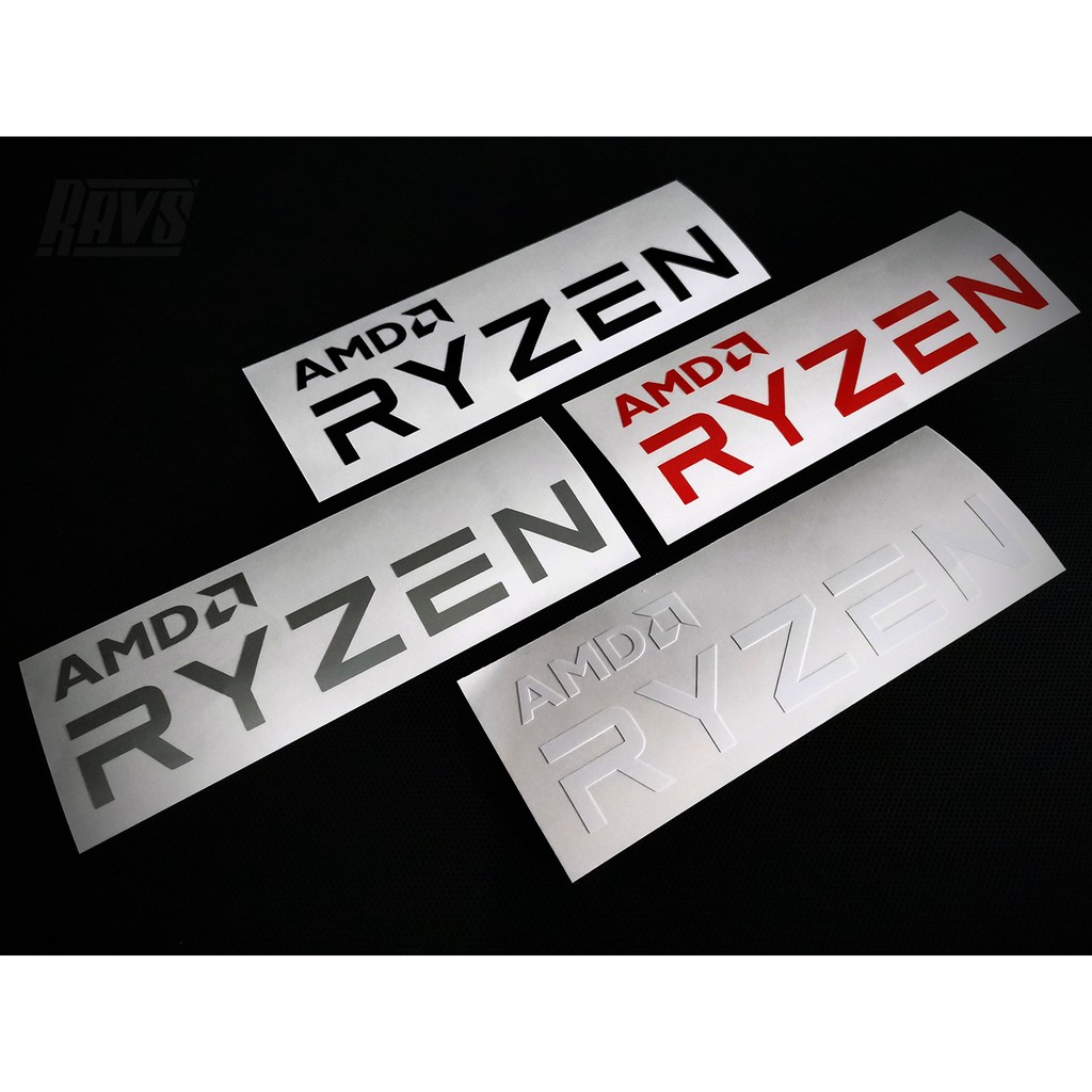 AMD Ryzen Decal / cutout vinyl sticker | Shopee Philippines