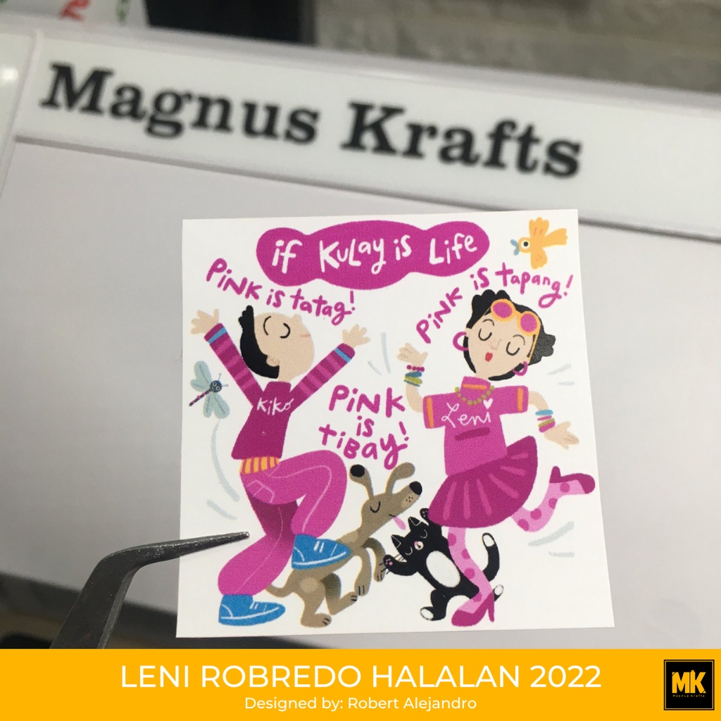 Leni Robredo Halalan 2022 Election Stickers | 2 inches | VINYL STICKERS ...