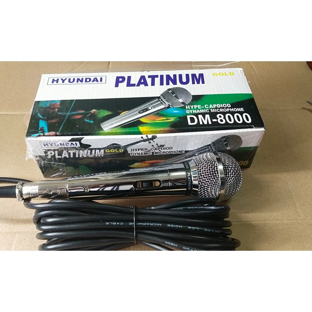 HYUNDAI PLATINUM MICROPHONE | Shopee Philippines