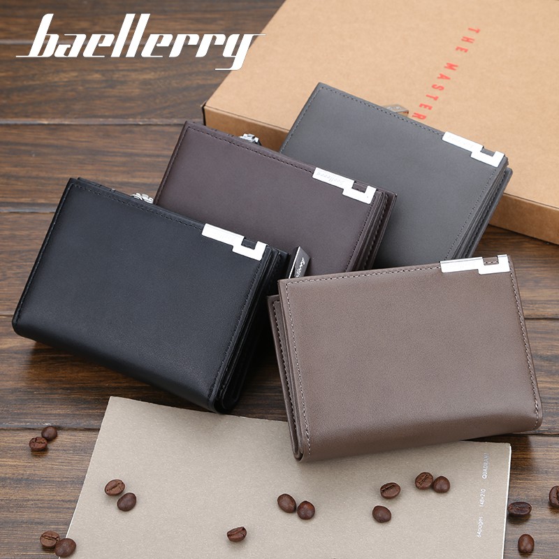 Baellerry Pocket Casual Male Purses Money Clip Clutch Portfolio Multi ...