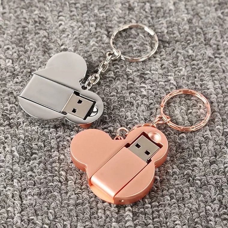 16GB Flash Drive Cute Mickey Mouse U Disk Pen Storage USB 2.0 2 Colors ...