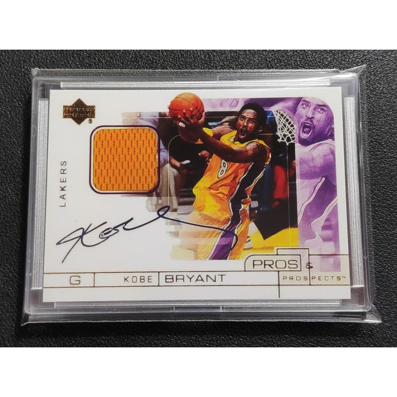 Kobe Bryant 2001 Upper Deck Pros & Prospects Autograph Signature ...
