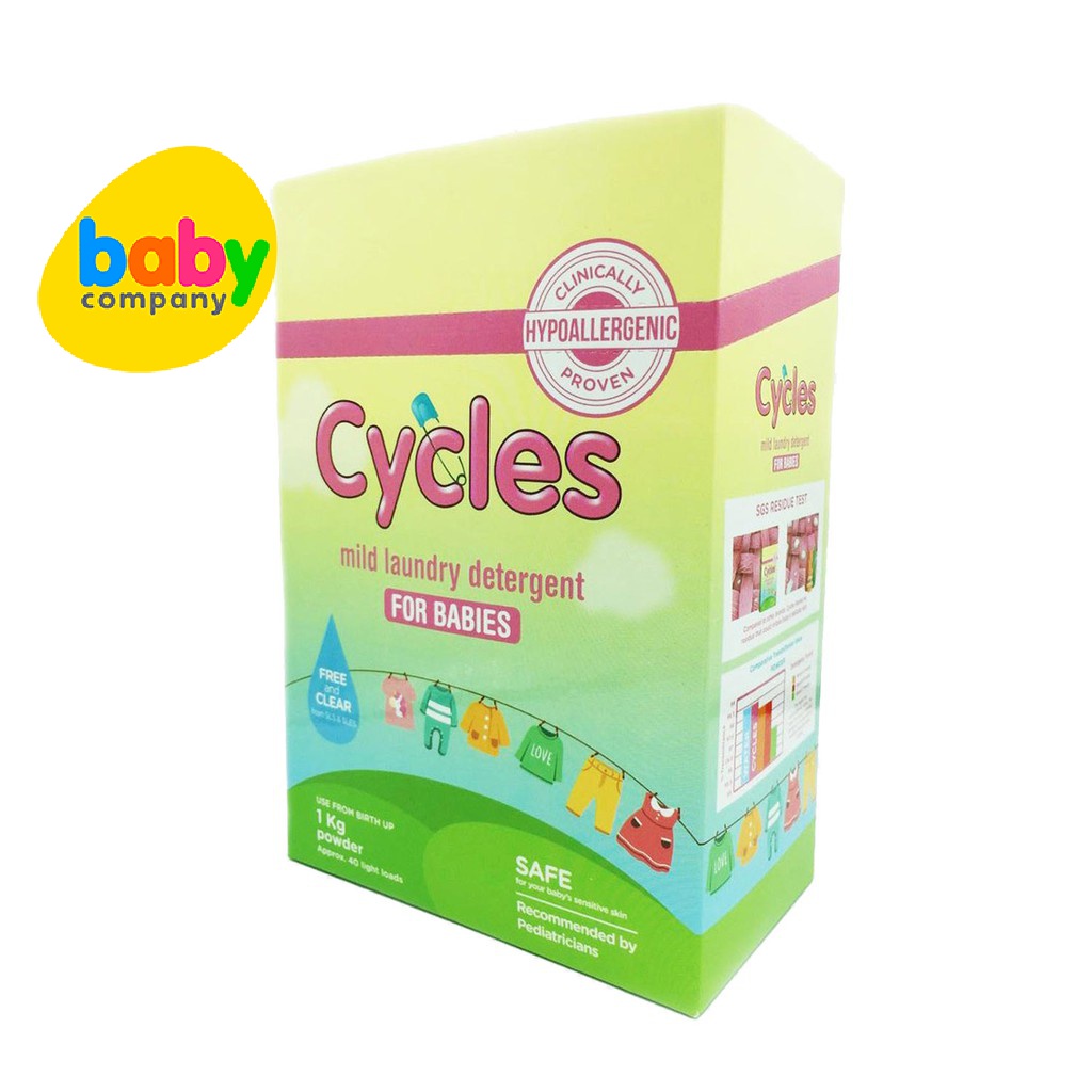 Cycles Mild Laundry Powder Detergent 1kg | Shopee Philippines