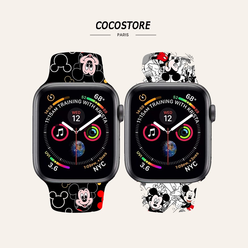 Silicone Strap For Smart Watch Bands Series Se 6 5 4 3 2 1 Hello Kitty