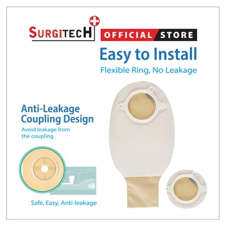 SURGITECH Colostomy Bag 45mm, 57mm, 60mm, 70mm (1PC) | Shopee Philippines