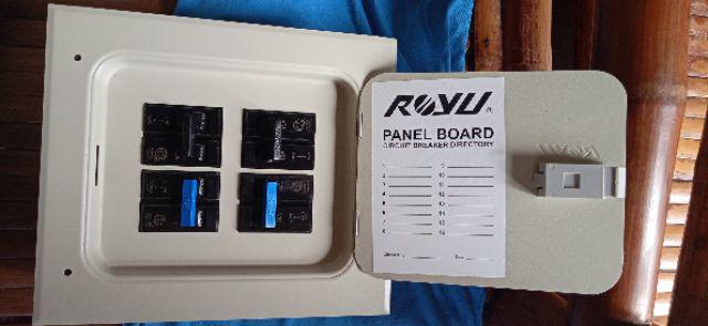 Royu Panel Box for 2 Pole Plug In Breakers - 4, 6, 8, 10, and 12 ...
