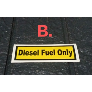 Diesel Tank Label ( Laminated Sticker high Quality ) | Shopee Philippines