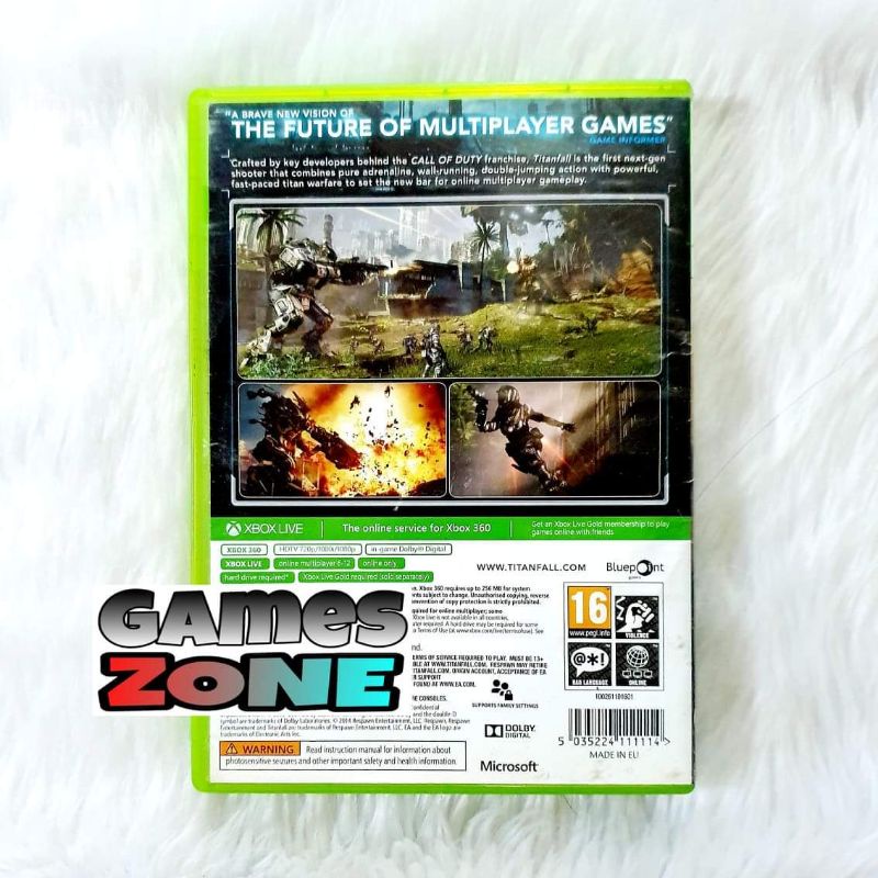 Xbox 360 Game TITANFALL (with freebie) - PFL Store