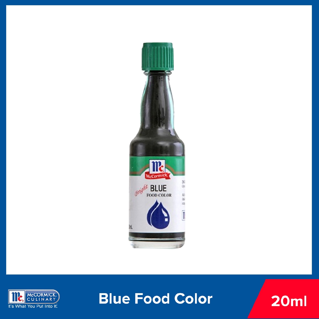 McCormick Blue Food Color 20ml | Shopee Philippines