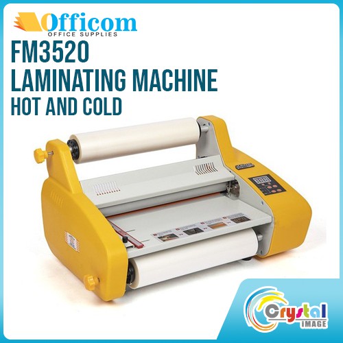Officom Fm3520 Laminating Machine Hot And Cold Roll To Roll Laminator