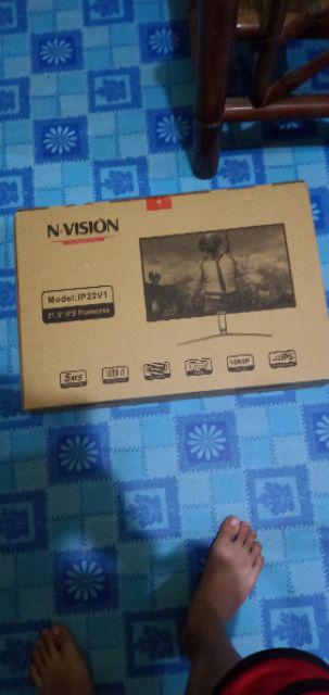 Nvision IP22V1 21.5 inches Frameless Led IPS Monitor FULL HD 1080P 75hz ...