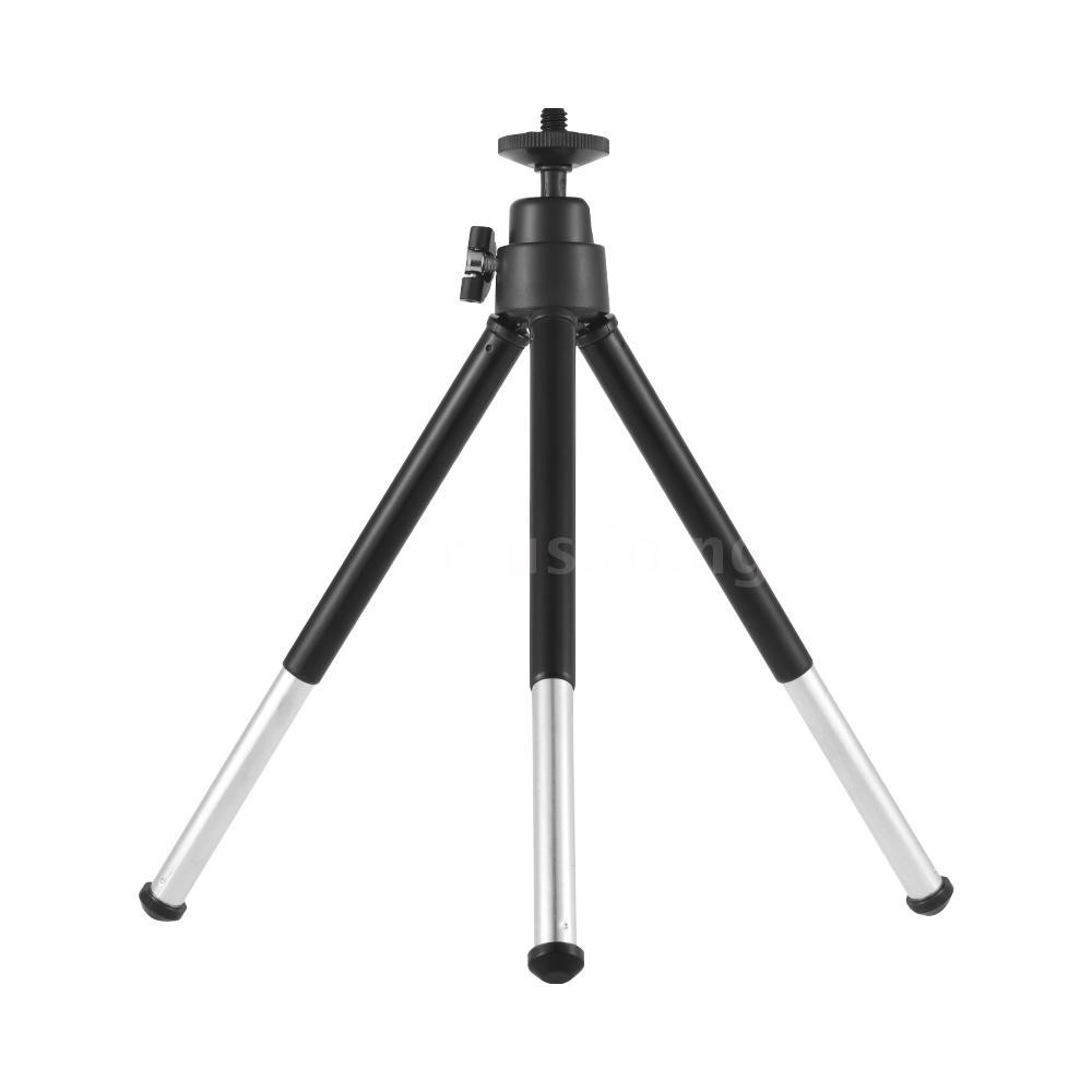 Mini Tripod 2-Section Extendable Desktop Tripod Stand Holder 1/4 Inch ...