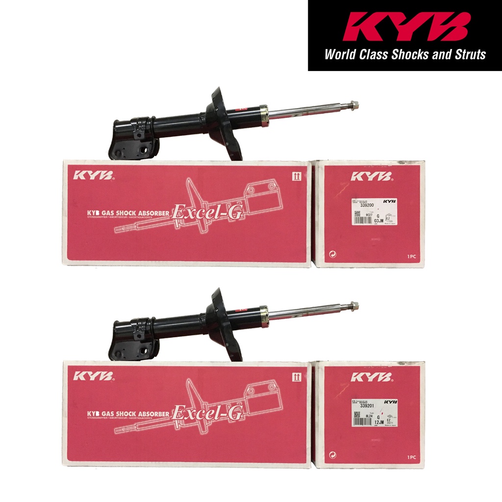 KYB KAYABA Excel-G Strut Front for Subaru Forester 2002 - 2007 Set of 2 ...