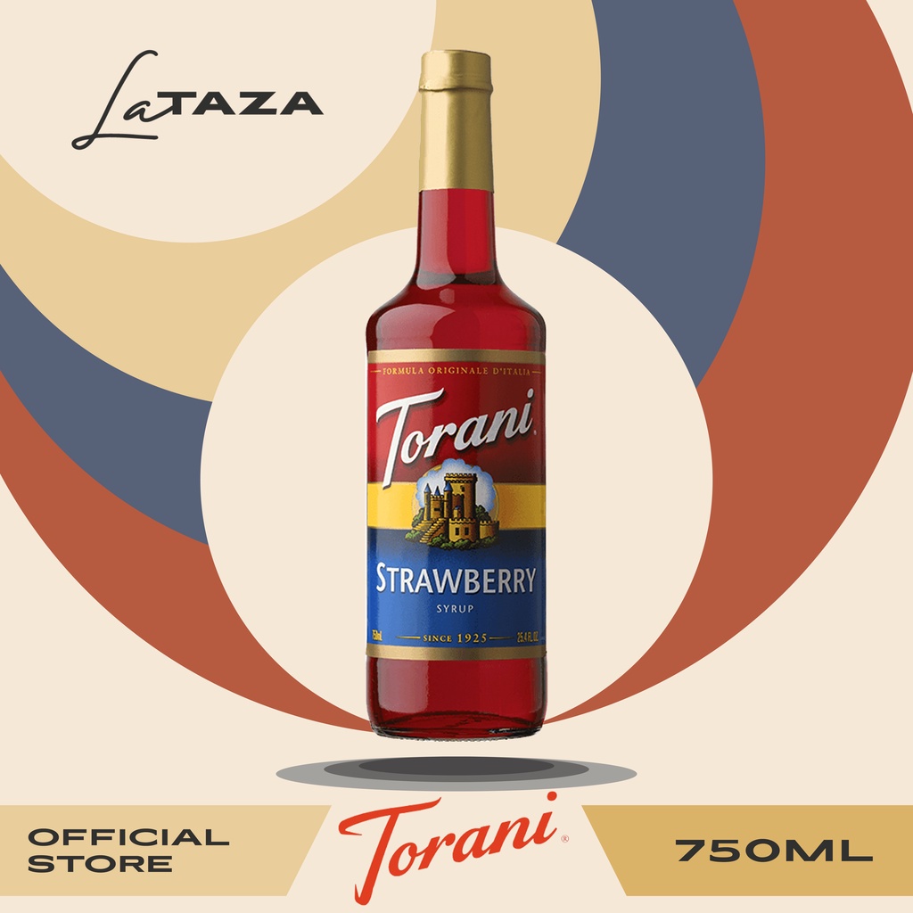Torani Strawberry Syrup (750ml) | Shopee Philippines