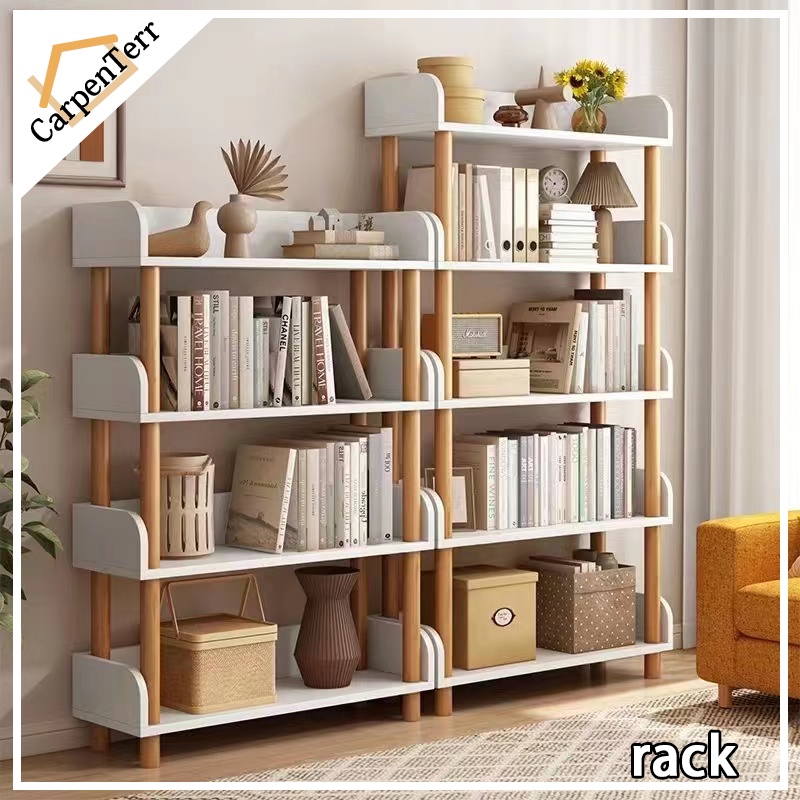 4-5 Tier Multipurpose Shelf Shelves Rack Living Room Home Office ...