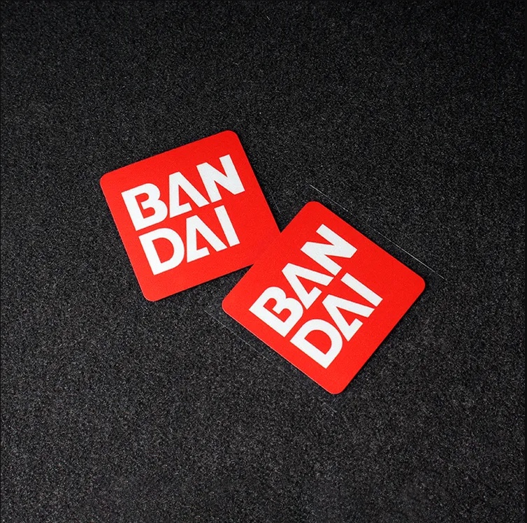 BANDAI Sticker Reflective Motorcycle Helmet Decal Jdm Car Modified ...