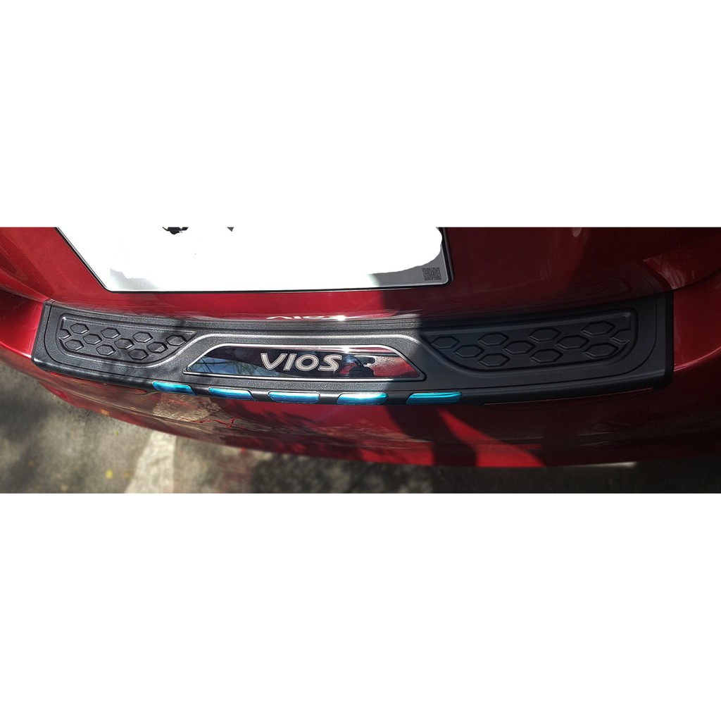 rear stepsill bumper guard for toyota vios 2014 to 2018 | Shopee ...