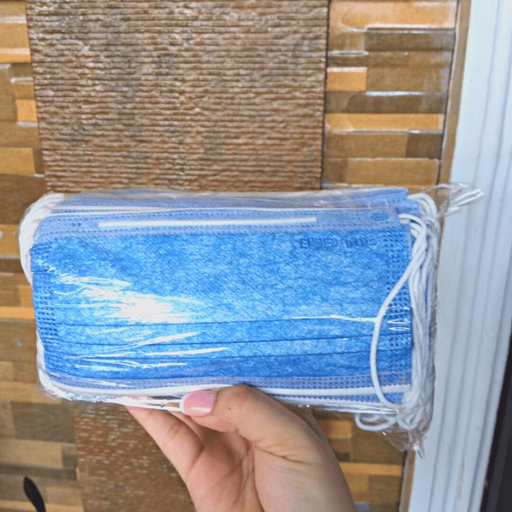 EMMED 3-PLY Disposable WHITE Face Mask- FDA APPROVED || 50PCS/BOX ...