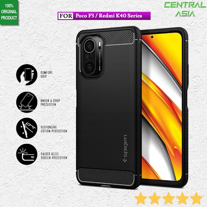 (Original) Spigen Carbon Case Poco F3 | Shopee Philippines