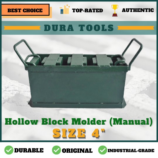 Heavy Duty 4" Hollow Block Maker Molder Best Quality | Shopee Philippines