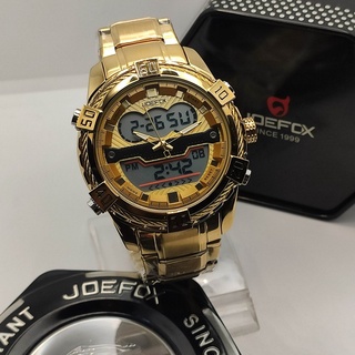 Action Watch JoeFox Original Men's Dual-Time Full Metal Non-Tarnish ...