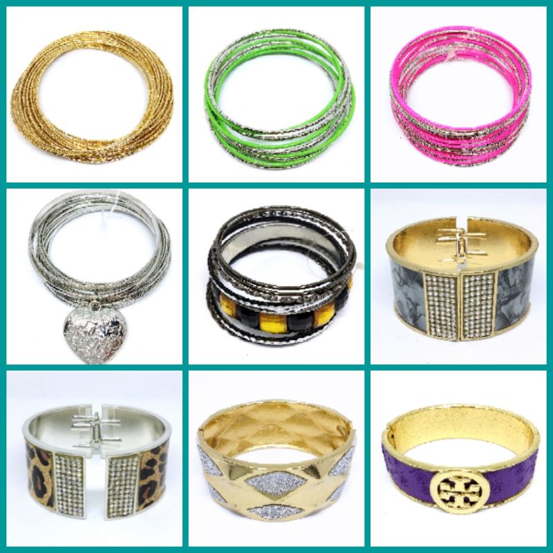 Assorted Fashion Bangle (wide/exaggerated/big/set/seven days/colorful ...