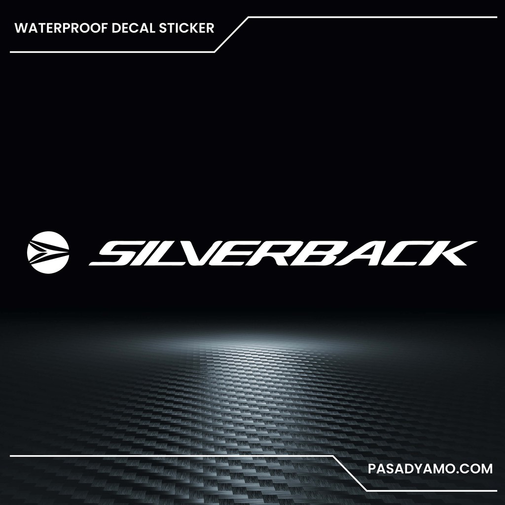 Silverback Logo Decal Sticker for Bikes 1 x 10 inches | Shopee Philippines
