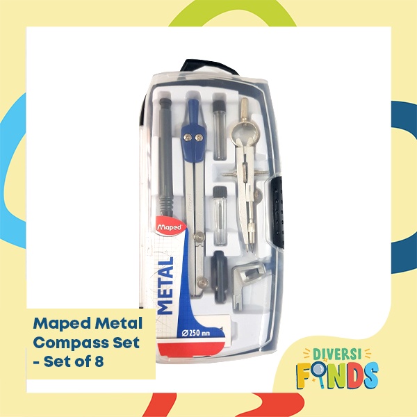 Maped Metal Compass Set - Set of 8 | Shopee Philippines