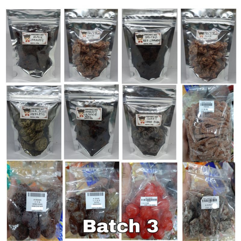 Chinatown's Best Kiamoy Champoy Prunes 100g Batch 3 of 5 | Shopee ...