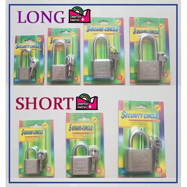 Security Heavy-duty Padlock Stainless Steel Anti-Theft House Lock ...