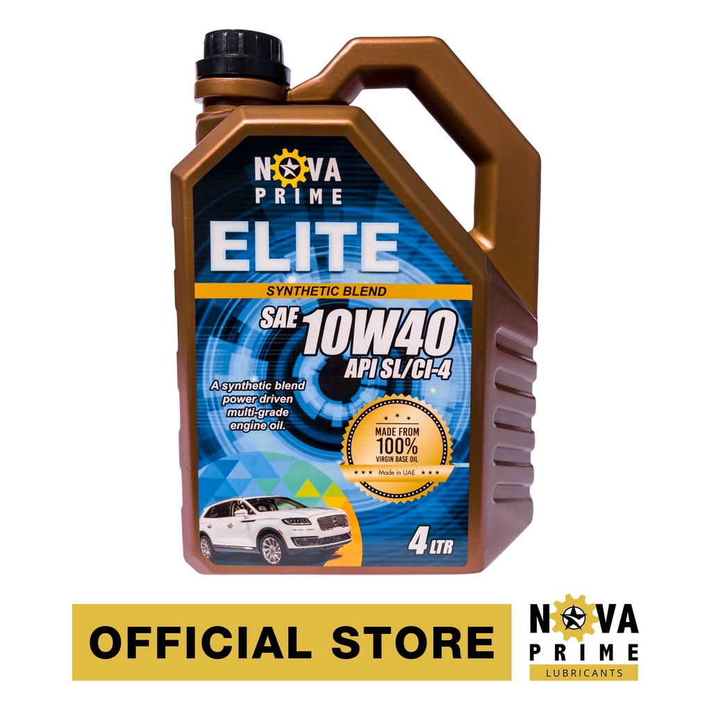 Nova Prime Elite Synthetic Blend Engine Oil 1GL | Shopee Philippines