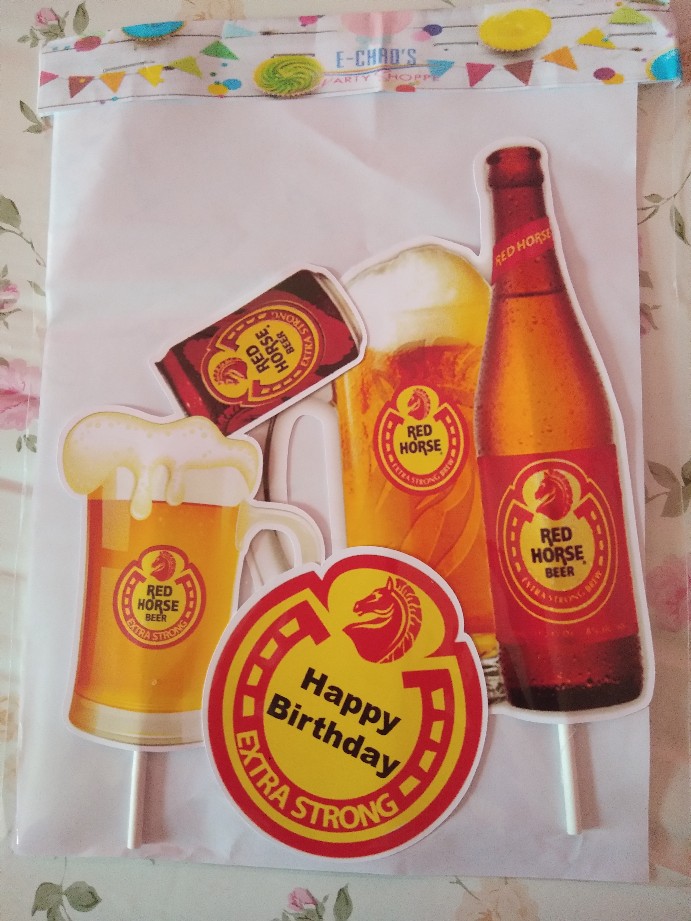 REDHORSE Cake Topper Set | Shopee Philippines
