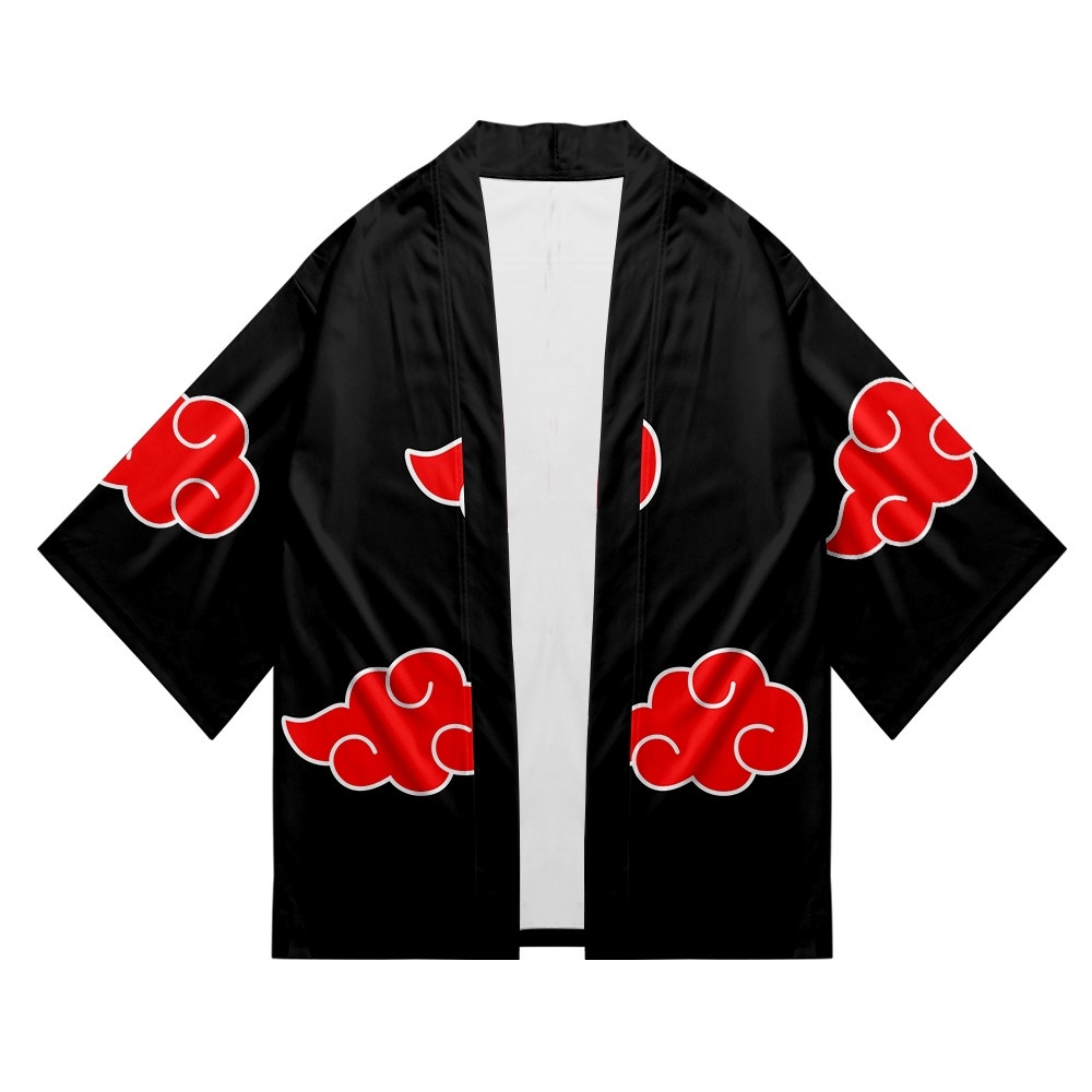 Anime Akatsuki sasuke cardigan kimono men's women summer japanese ...