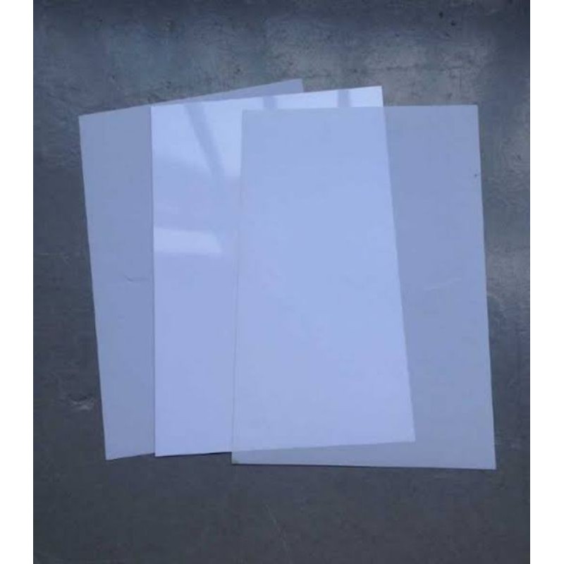 Pvc id sheet 2pcs clear/1pc pvc white for 1set | Shopee Philippines