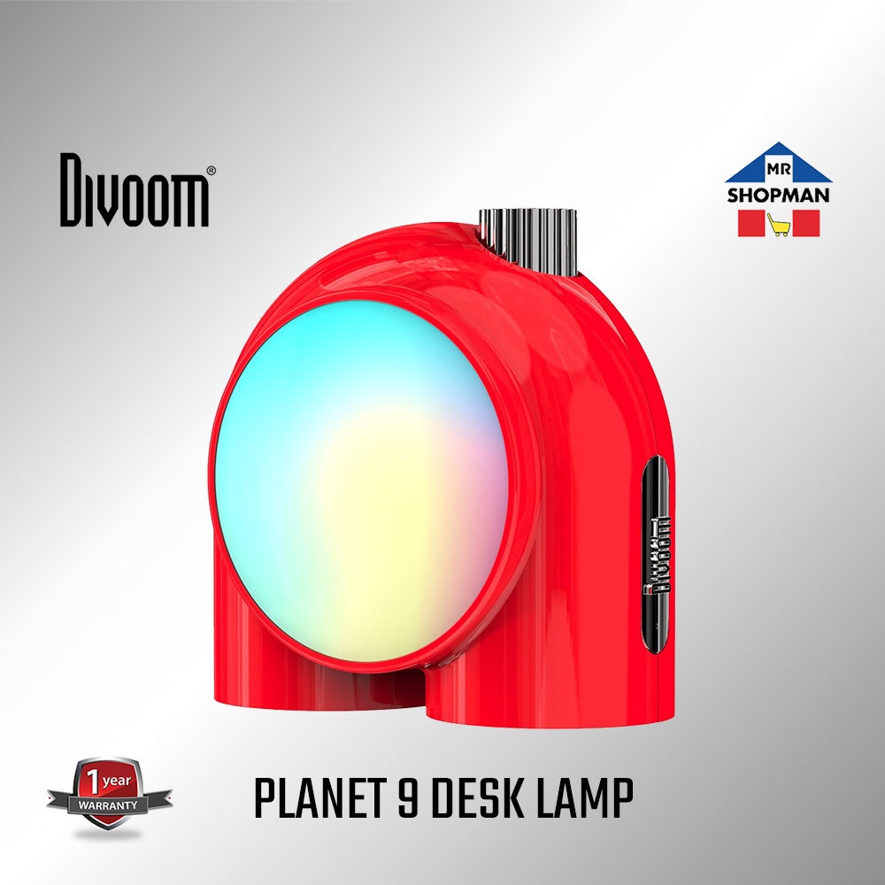 Divoom Planet 9 Smart Mood Lamp Red | Shopee Philippines